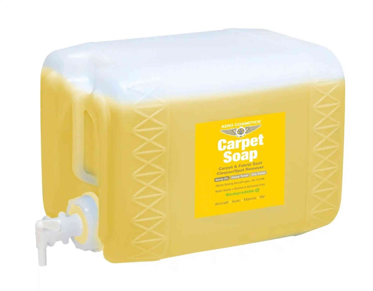 Carpet Soap 5 Gallons w/ Spigot - Carpet & Fabric Seat Cleaner/Spot Re ...