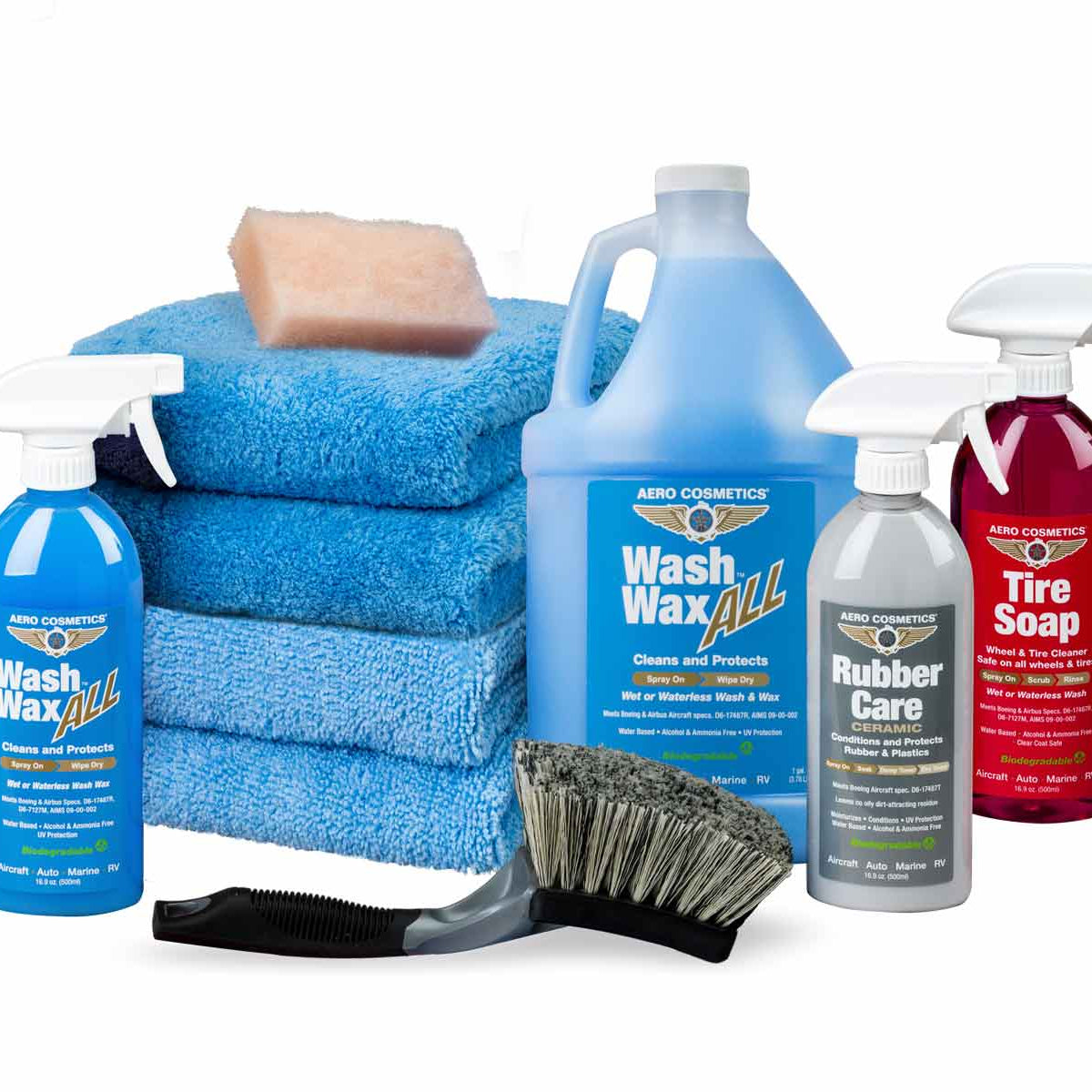 Premium Waterless Car Wash Detailing Kit 192 oz - Wash Wax ALL – Wash ...