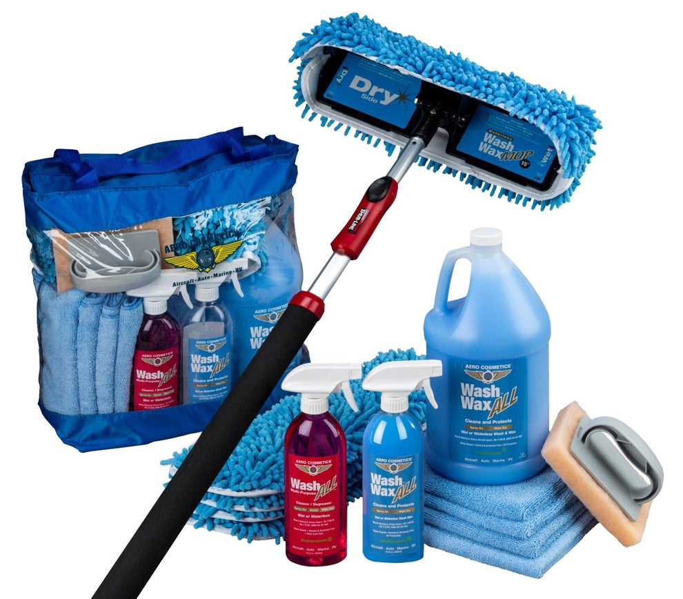 Waterless Wash Wax Mop Kits - Aircraft & RV Wash Wax – Wash Wax ALL